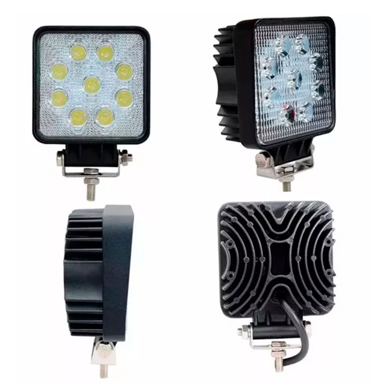 FARO LED CUADRADO 27W 9 LEDS - Guzman Accesorios