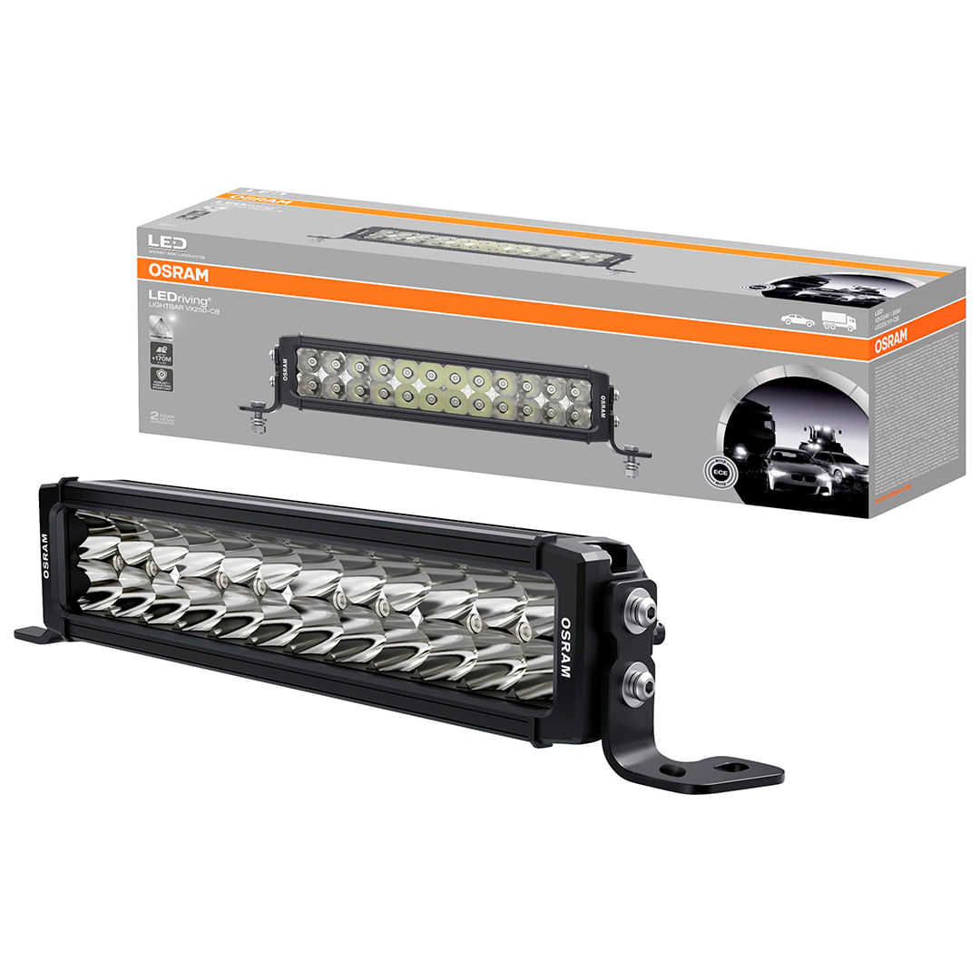 BARRA LED RECTA OSRAM 30CM 30W 24LED - Guzman Accesorios